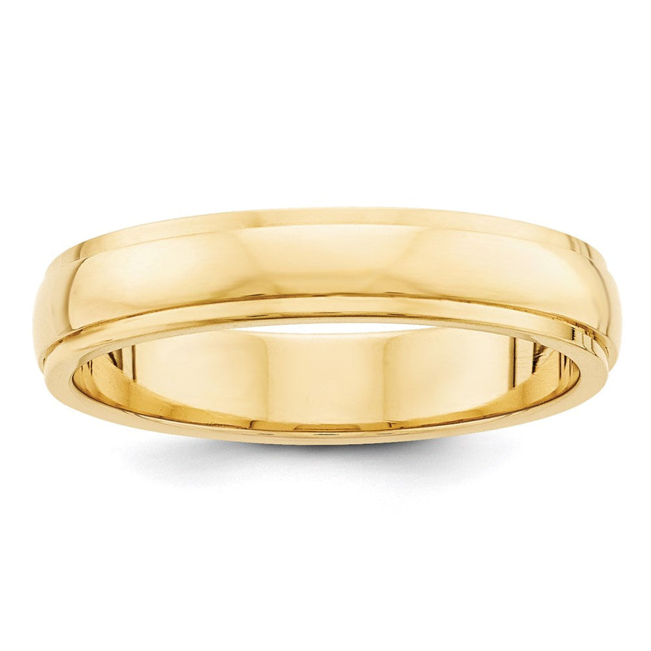 Half Round with Edge Wedding Bands – Goldia.com.au