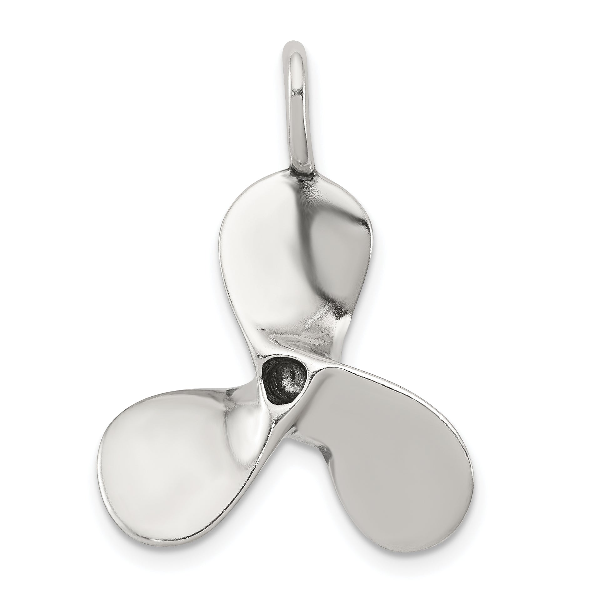 Sterling Silver 3D Antiqued Large Boat Propeller Charm – goldia.com.au